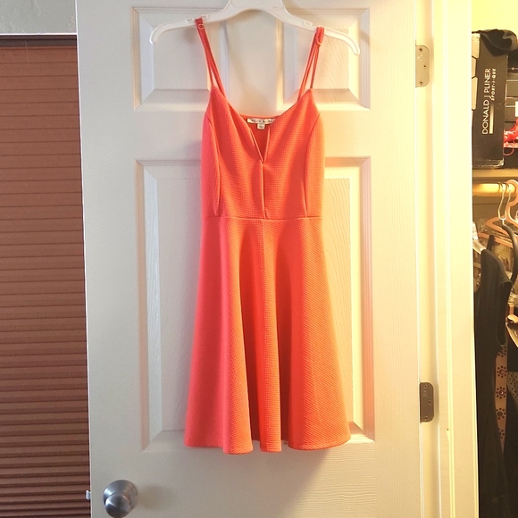 Haute Monde | Dresses | Coral Sun Dress Large | Poshmark